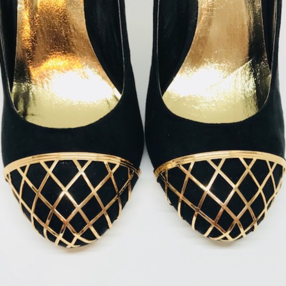 Shoe Dazzle | Shoes | Hane Black Rounded Toe Stiletto Shoes | Poshmark